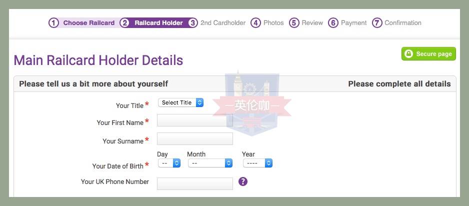 Railcard 英国铁路卡攻略